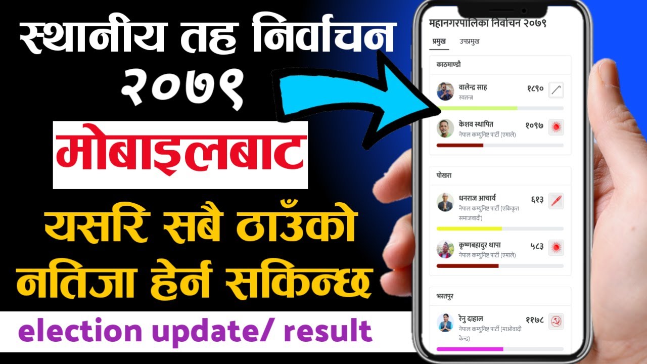 Election result / election update 2079 | nirbachan 2079 || निर्वाचन ...
