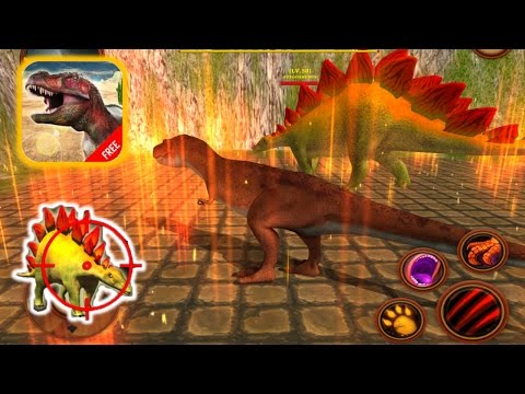 Tyrannosaurus T-Rex Simulator: Dinosaurs Survival - Kill Stegosaurus IOS Gameplay