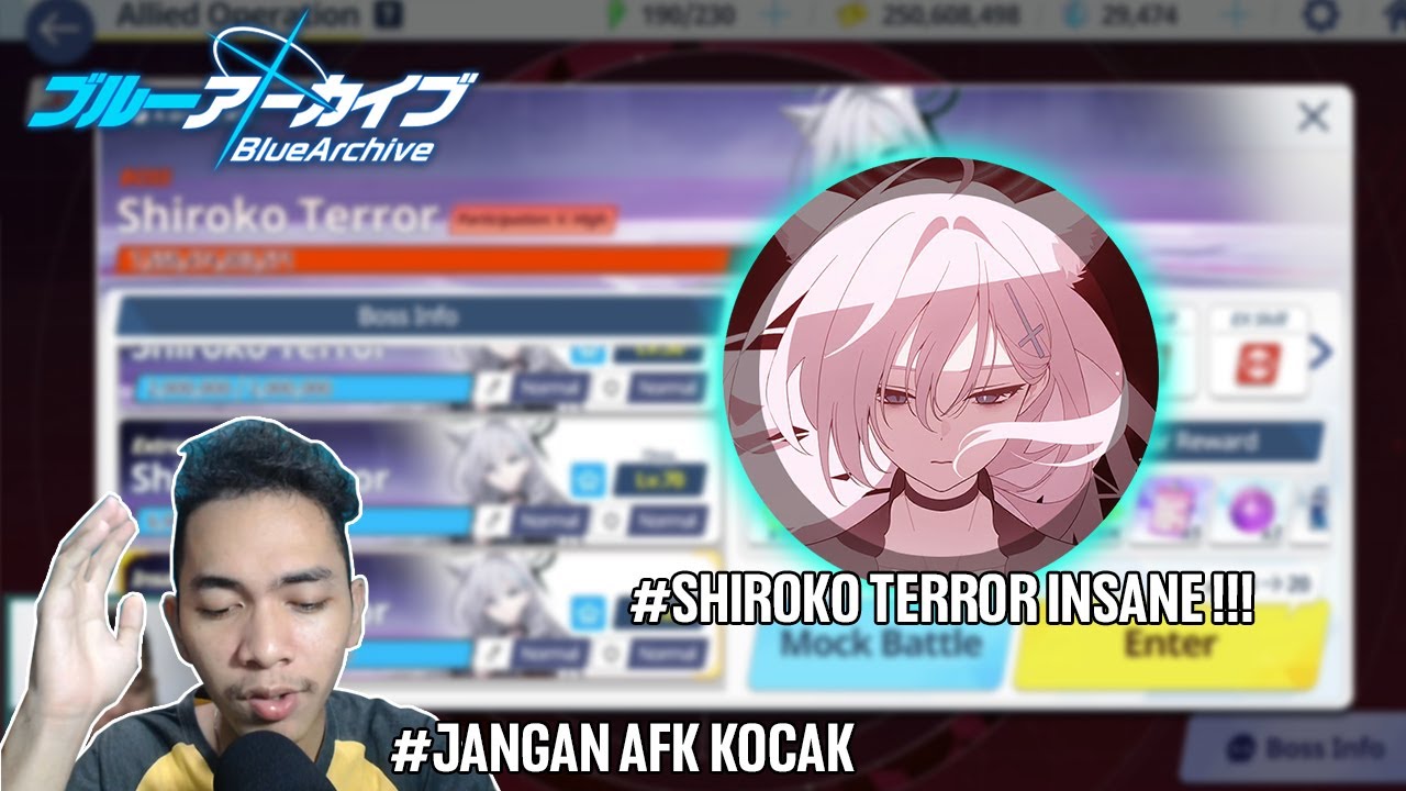 Tips Insane Shiroko Terror || BLUE ARCHIVE INDONESIA - YouTube