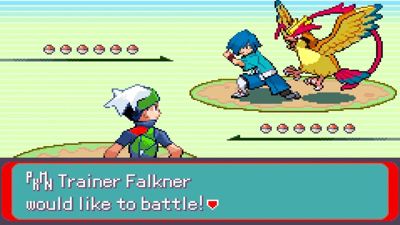 Pokemon Emerald Horizons - vs Johto Gym Leader Falkner ("Soaring ...