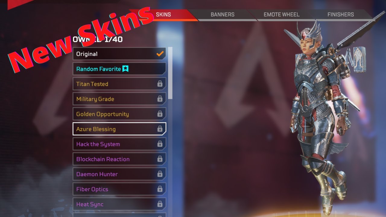 ALL *NEW* VALKYRIE SKINS *SHOWCASE* | Apex legends season 9 (Apex ...