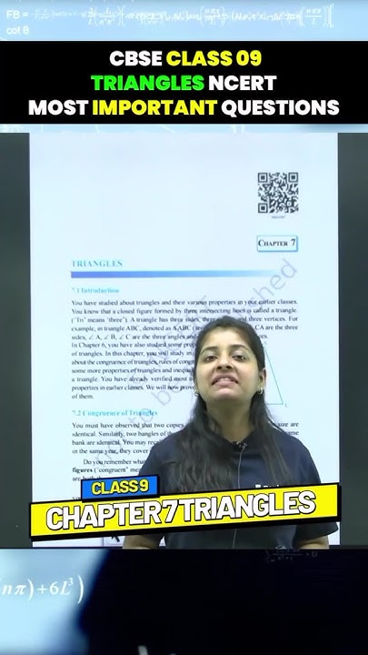 CBSE Class 9 Triangles Most Important Questions | Priyal Mam #class9maths #cbse9 #cbseboard # ...