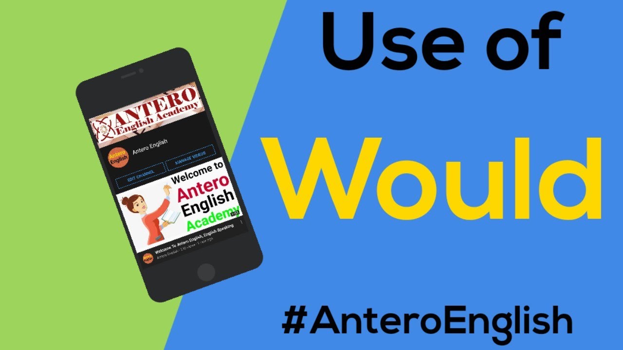 Use of Would | use of would in spoken English | Would - YouTube