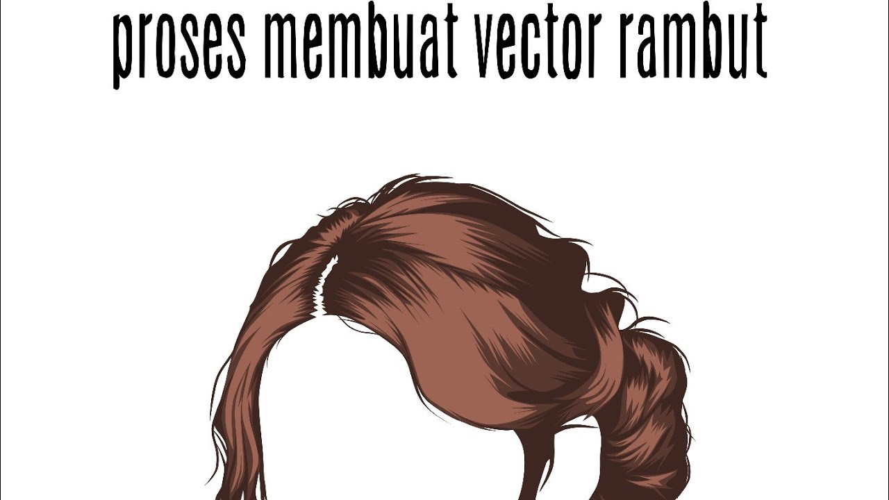 Proses membuat vector rambut dengan aplikasi (infinite disign) - YouTube