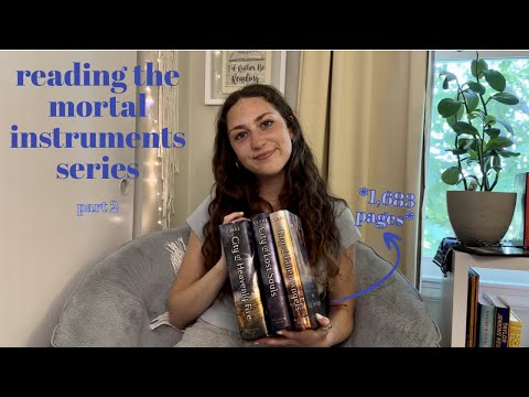 Reading The Mortal Instruments Series (pt. 2) | Fantasy Reading Vlog (spoiler+spoiler free!)