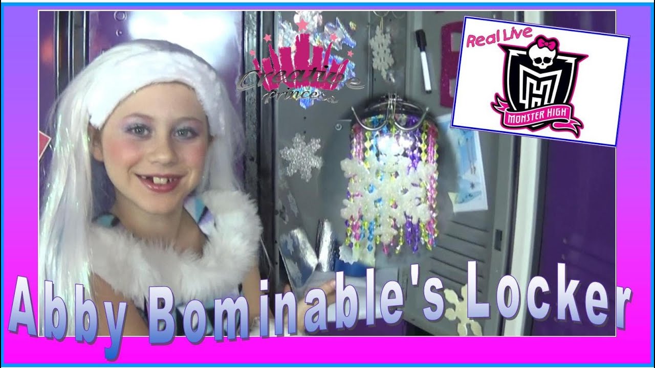 Real Live Monster High | Abby Bominable's Locker - Creative Princess ...