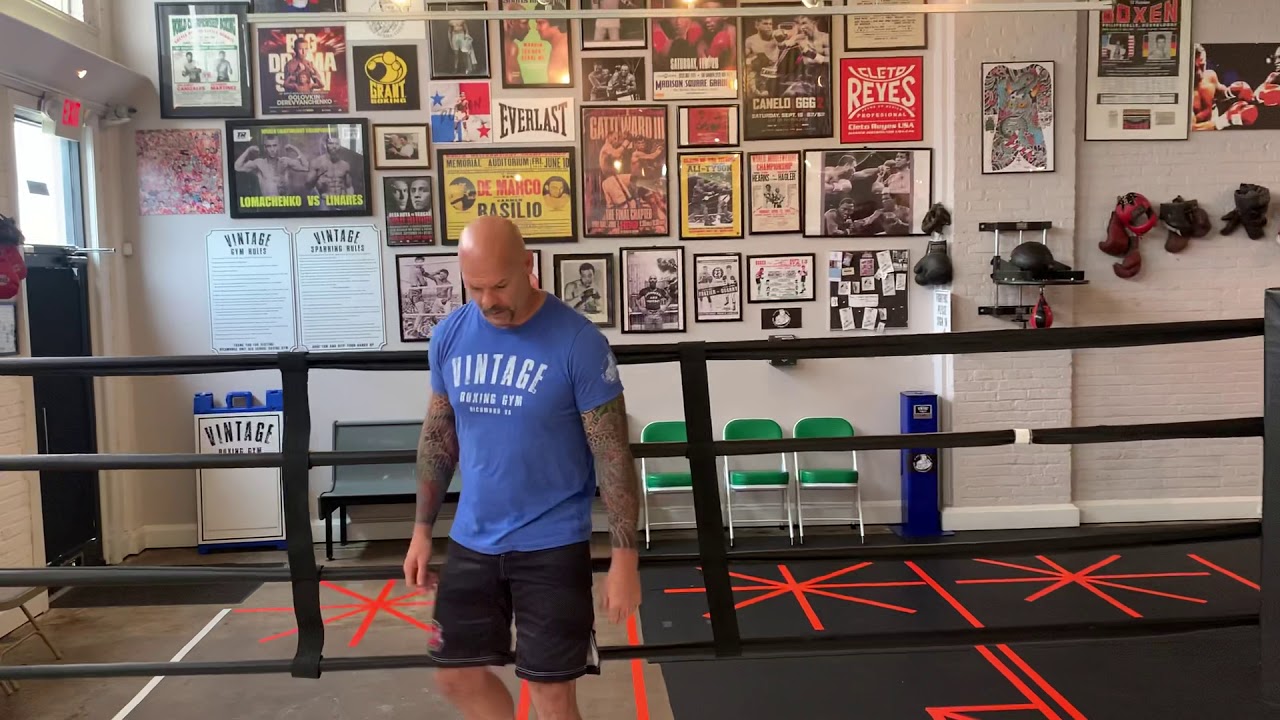 Boxing Combination flow drills at Vintage Boxing Gym - YouTube