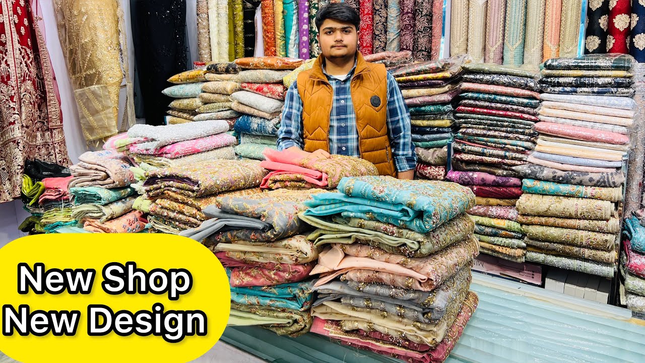 *New Shop Open* Totally New Designing | Pakistani Unstitch Fancy Dress ...