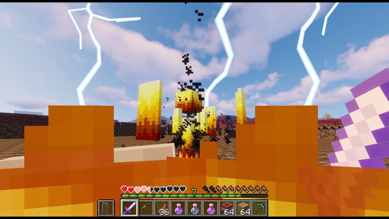 Blaze King Boss In Minecraft! (1.14 datapack) - YouTube