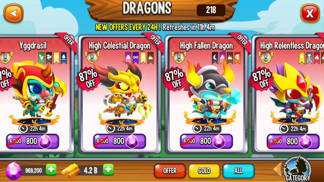 I BOUGHT ALL HIGH REDEMPTION DRAGON FROM DRAGON CITY 2024! 😱 - YouTube
