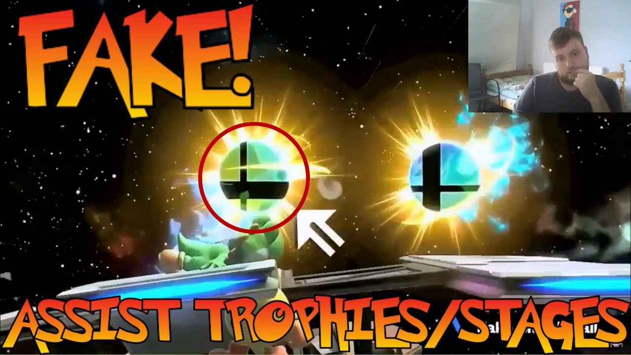 "FAKE SMASH BALL" ALL NEW ASSIST TROPHIES, ALL NEW STAGES, SMASH ...