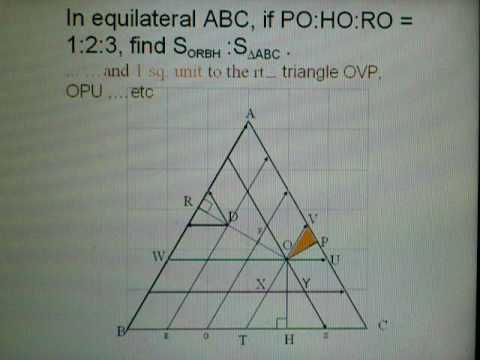 Part 5 of 5 Equilateral triangle - Area - ratio - YouTube