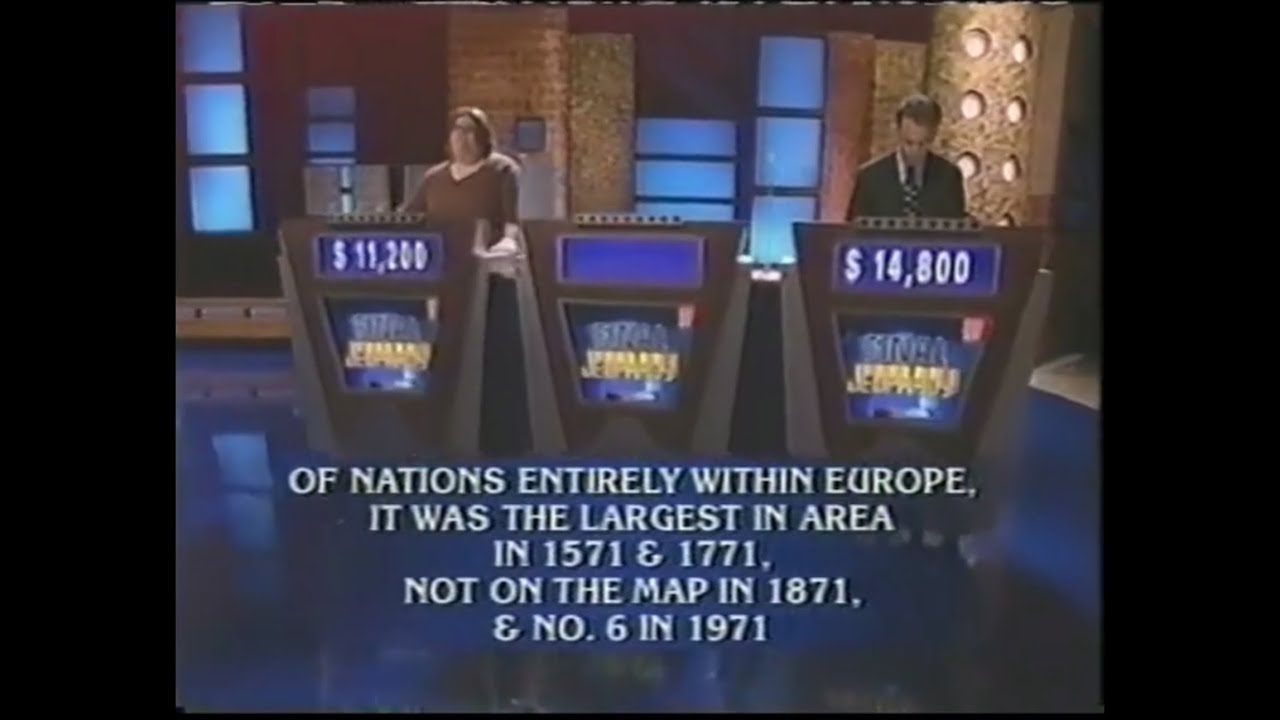 Heartbreaking Final Jeopardy (10/17/2005) - YouTube