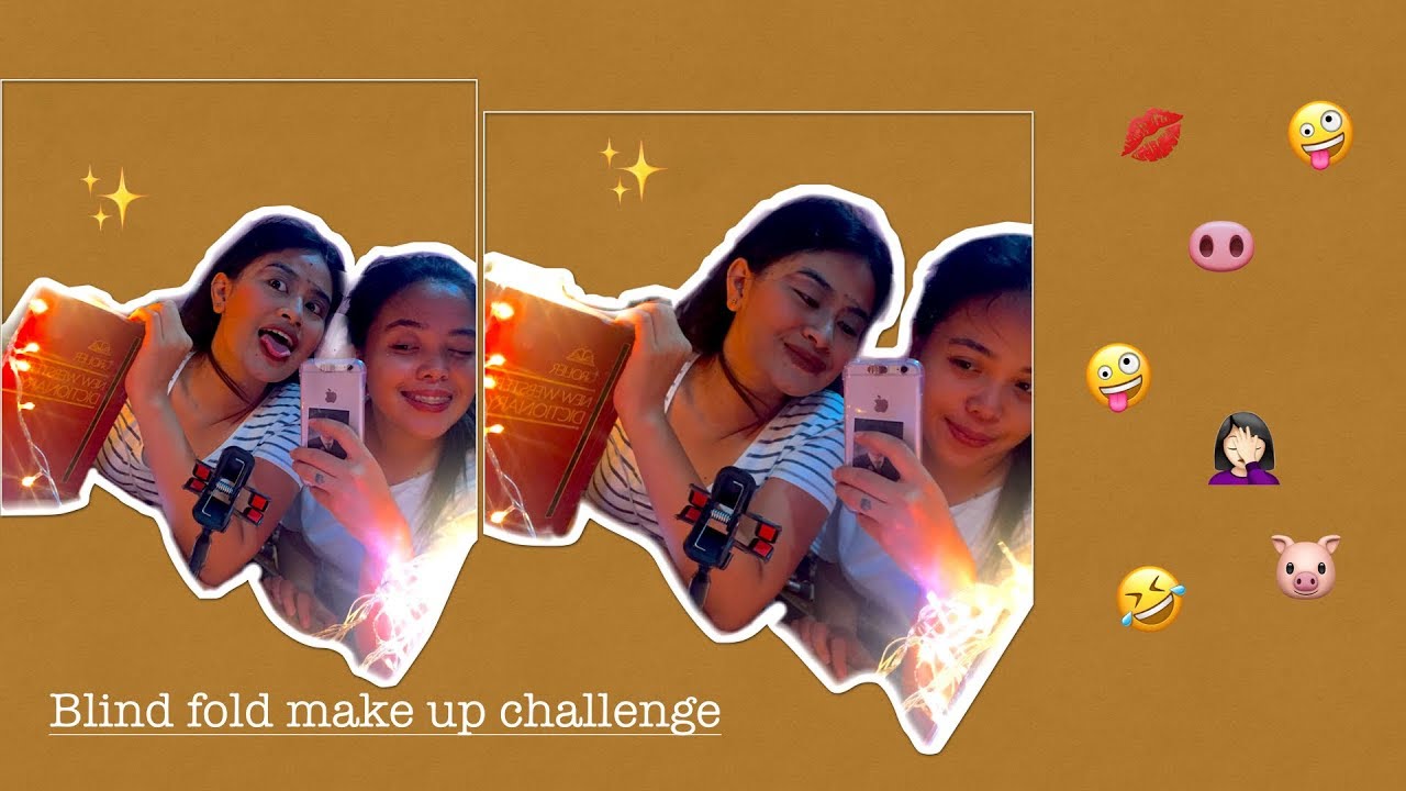 Kath Loria Vlogs! Blind fold make-up challenge ft. Rachelle B. - YouTube