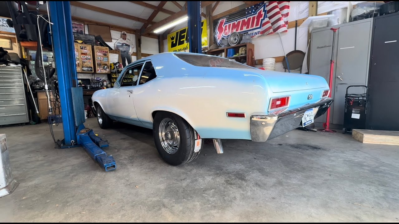 First start in the ls3 swapped Chevy nova! SOUNDS INSANE - YouTube