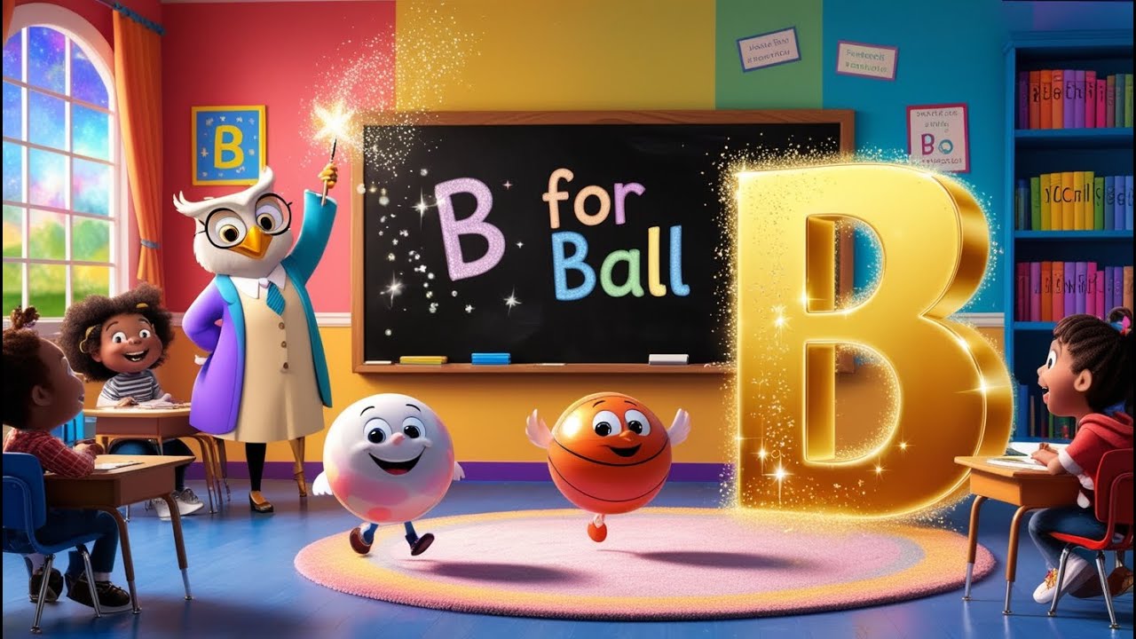 B For Ball| Alphabet B| Alphabet Songs|Rhymes| ABC Alphabet Song|Songs ...