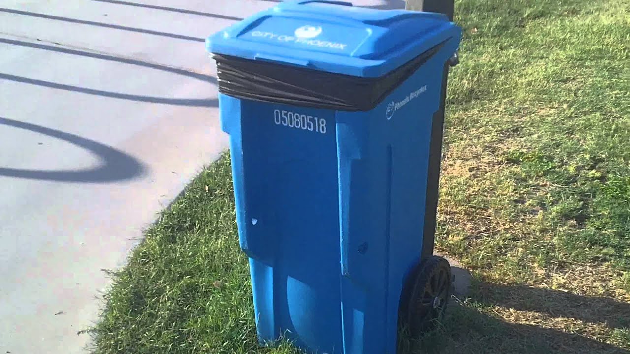 35 gal recycle carts - YouTube