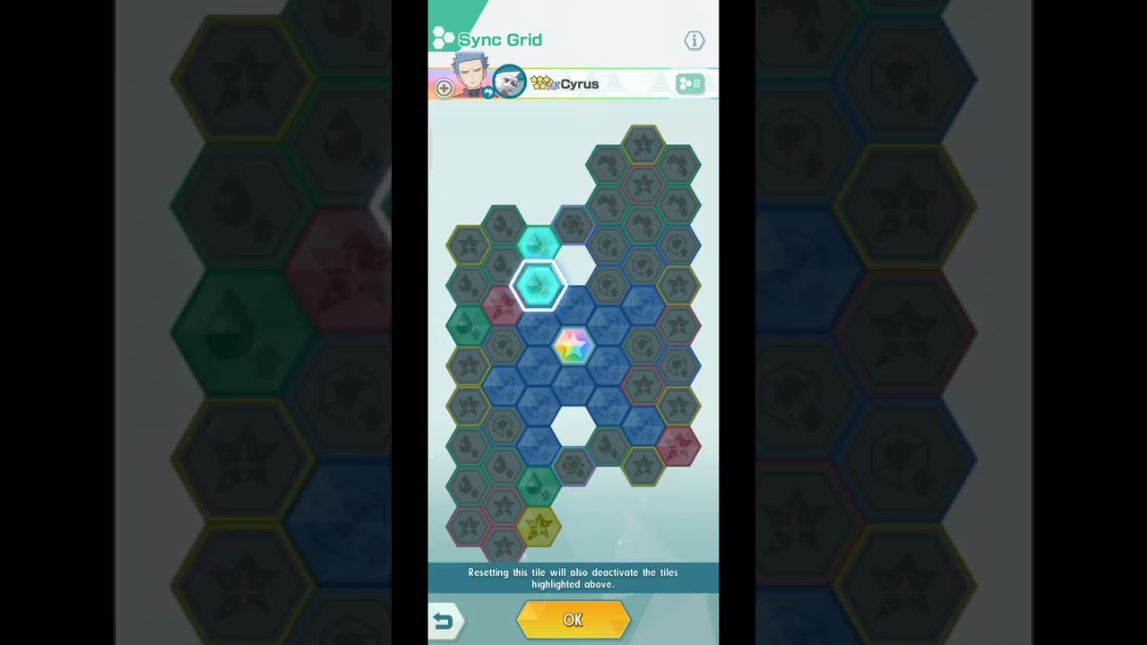 Pokemon Masters Ex Cyrus 3/5 Sync Grid After Power Boost - YouTube