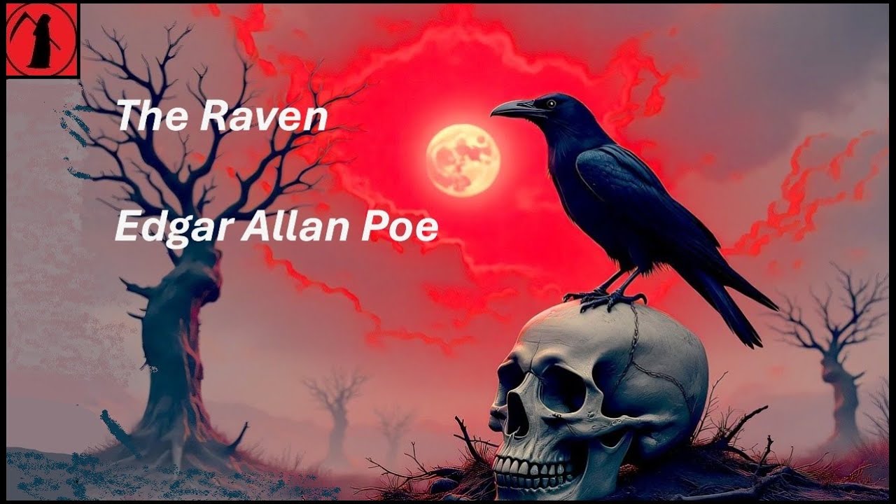 The Raven - Edgar Allan Poe (Background Rain Sound) - YouTube