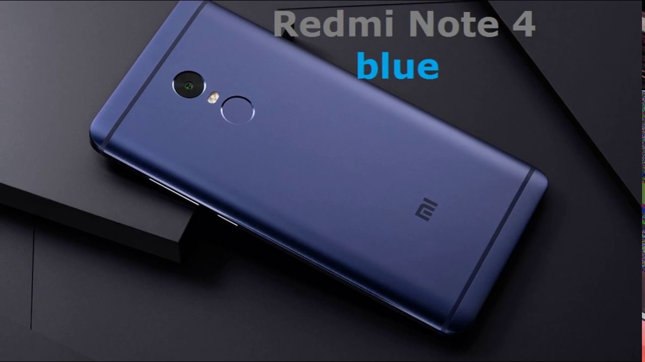 Xiaomi Redmi Note 4 blue edition 5.5 inch 3 GB RAM with 32 GB ROM 4100 ...
