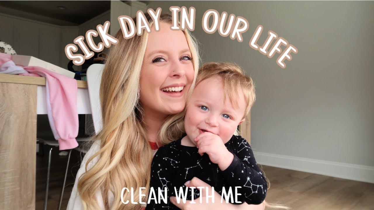 Sick Day in our life || Clean with me || Hannah Martin - YouTube