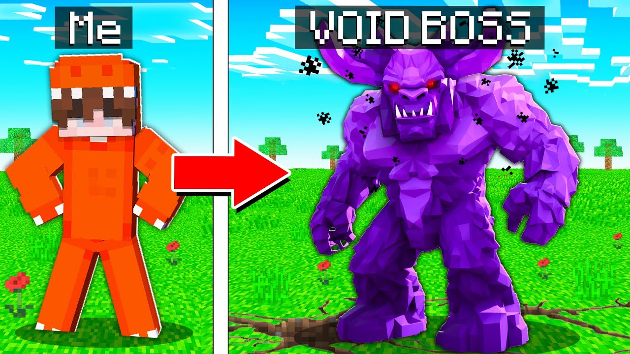 I Pranked My Friend as SCARY OP BOSSES in Minecraft! - YouTube