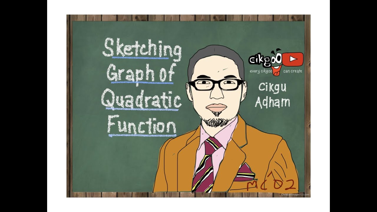 Sketching Graph of Quadratic Function (AddMath F4) #CikgooTube Team ...
