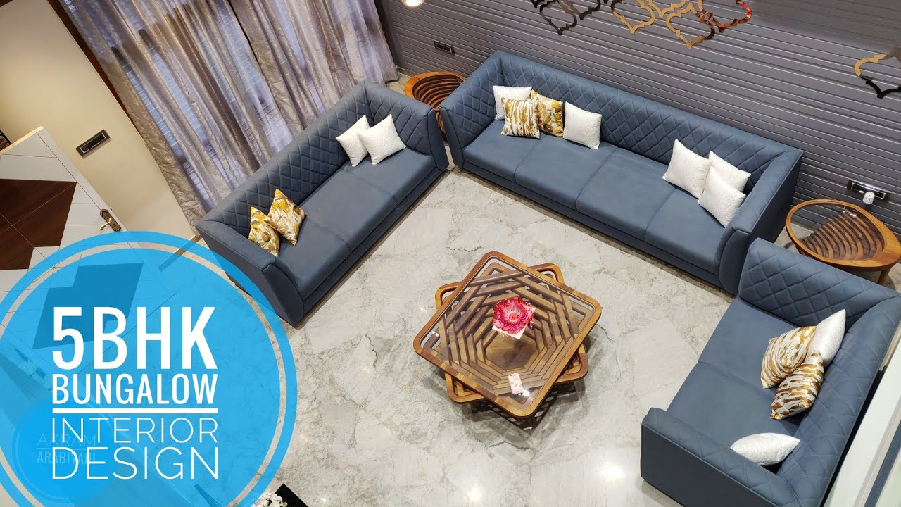 5 BHK Bungalow Interior design at Ahmedabad | Akram Arabiyani #interior ...