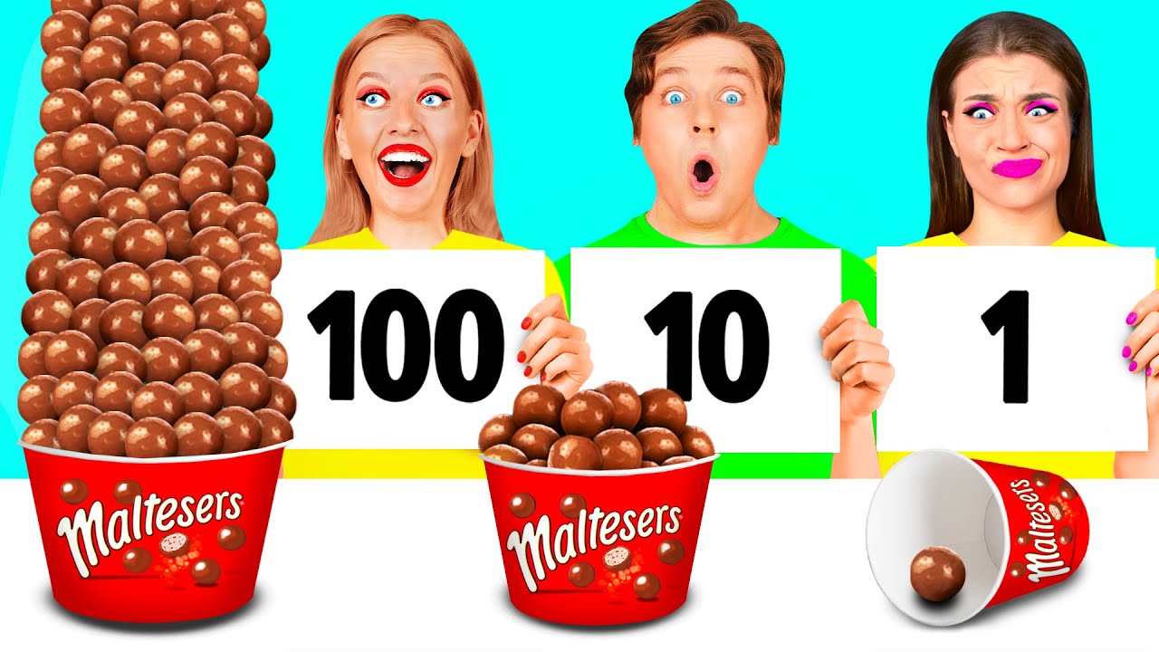 100個重ねフードチャレンジ | キッチン戦争 BooBoom Challenge - YouTube