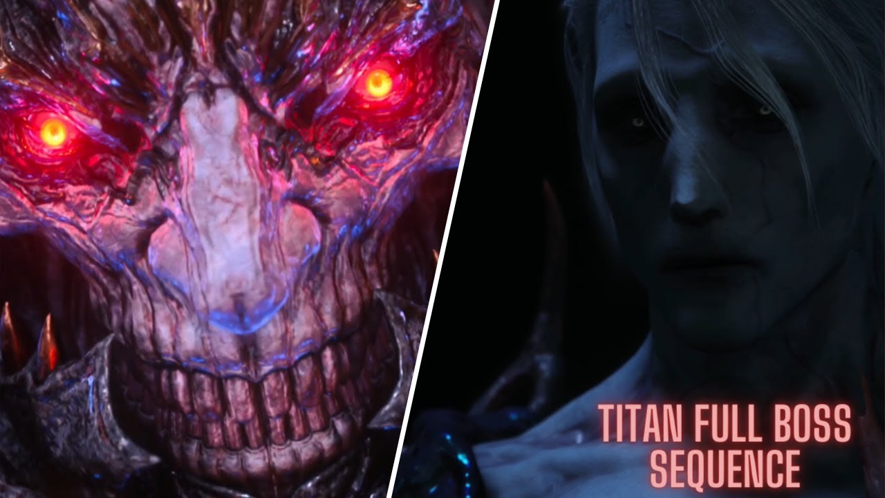 Titan boss battle: full sequence - YouTube