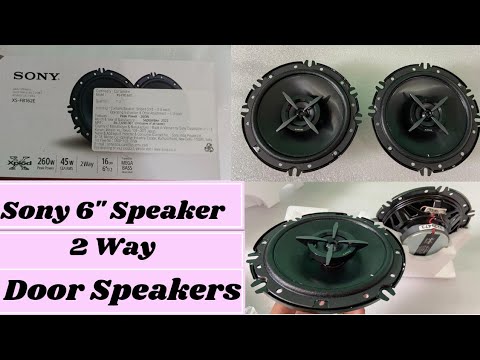 Sony Mega Bass XS-FB162E 6 inch Speakers Unboxing | 2 Way - YouTube