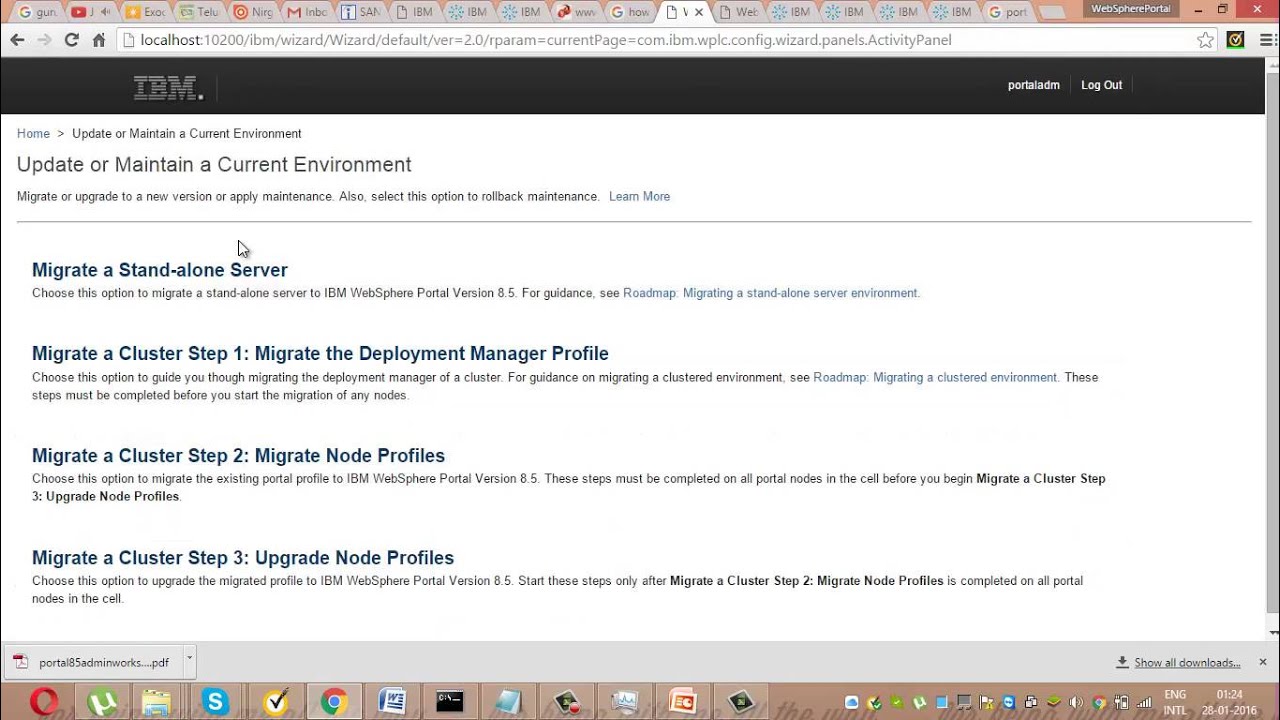 WebSphere Portal v8 5 Migration step by step video - YouTube