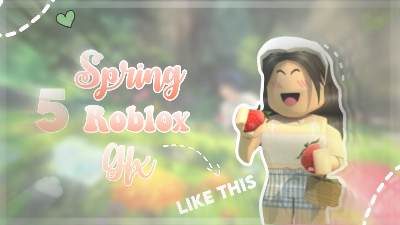 5 free spring gfx pfps! - YouTube