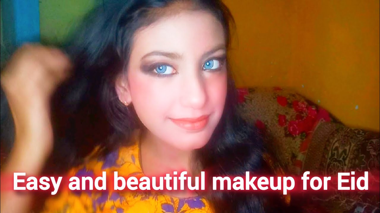 Beautiful and easy makeup for Eid beautiful makeup for beginners - YouTube
