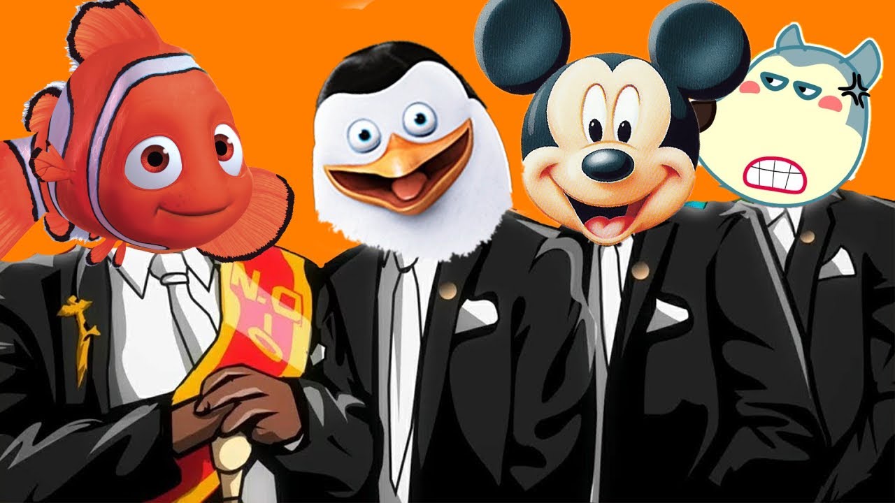 Finding Nemo & Madagascar Pinguine & Wolfoo & Mickey Mouse - Coffin ...