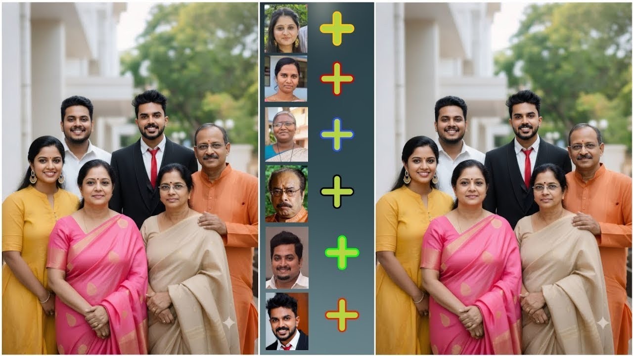 Family Group photo Editing Gemini App Family Group photo Editing AI ...