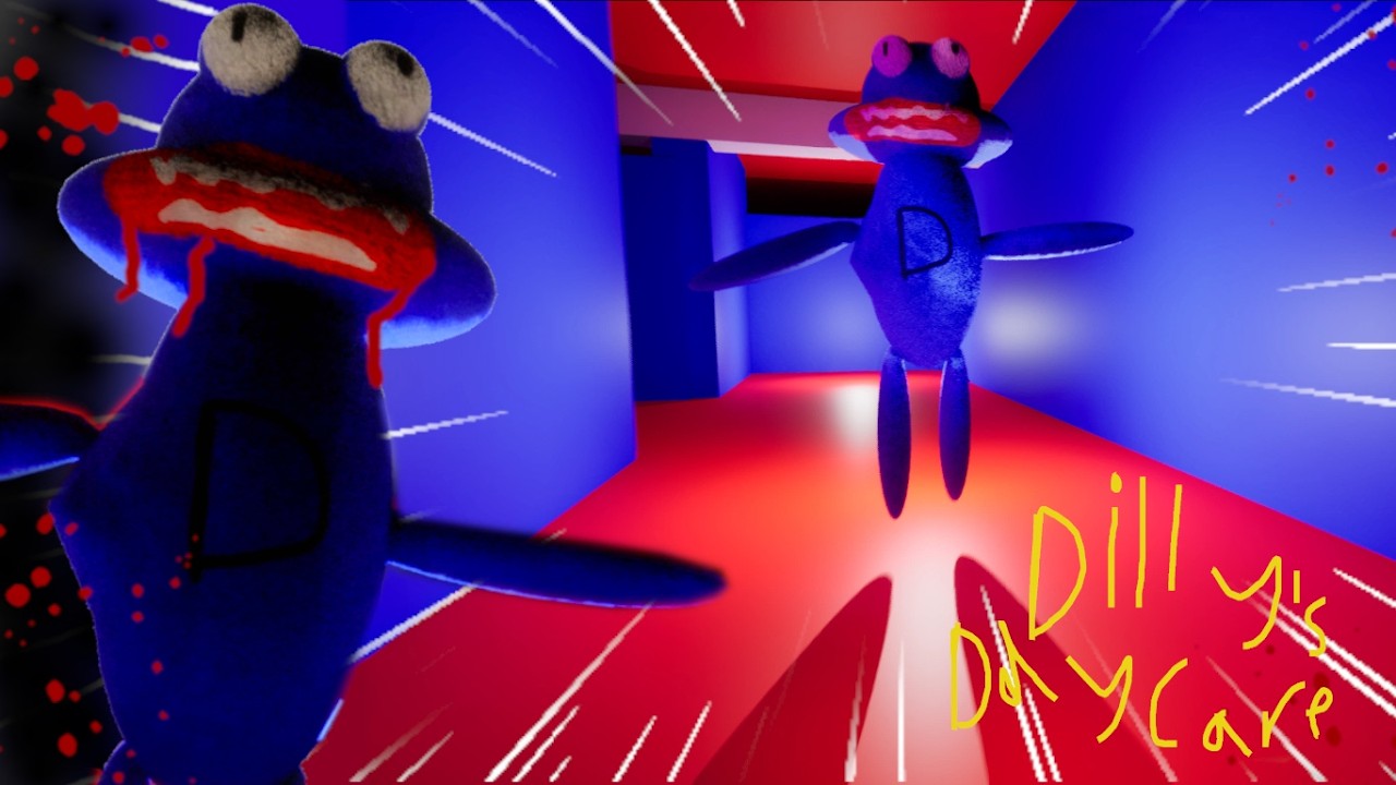 Dilly's Daycare chapter 1 (Mascot Horror) Blue monster escape! Full ...