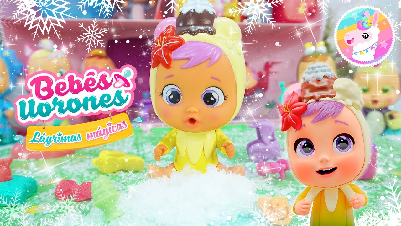 BEBÉS LLORONES 💧FROZEN FRUTTI 🧊 Icy World 🍌 ¡Me salio Nana! Hace nieve ...