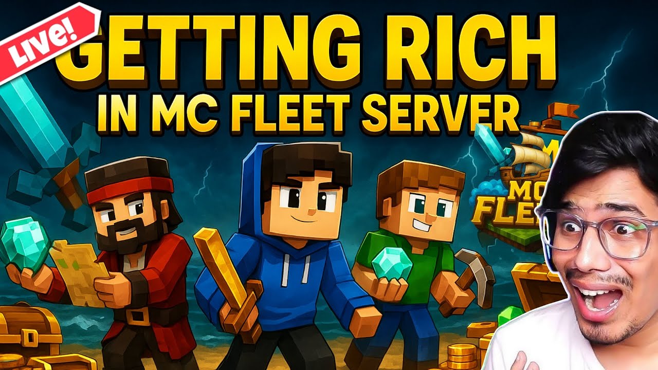 Geting rich in Mc Fleet | @gamerfleet - YouTube