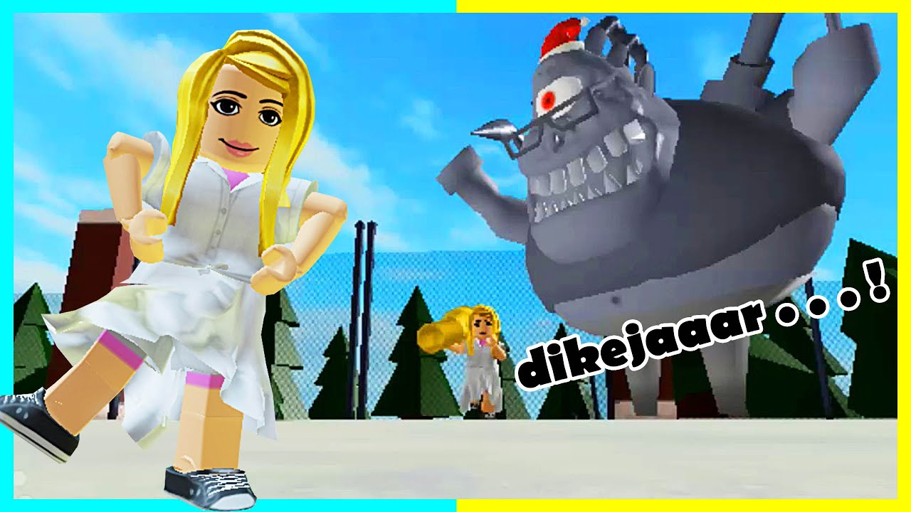 DIKEJAR MONSTER MATA - ROBLOX ESCAPE - YouTube