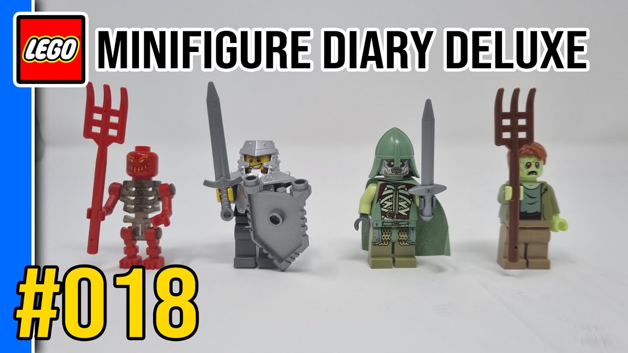 MINIFIGURE DIARY DELUXE #018 - UNDEAD SAILORS - FLAMING SKELETONS ...