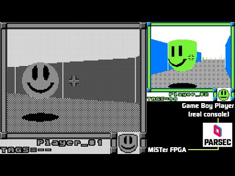 Faceball 2000 (Game Boy) Online Link Cable Match - Real Game Boy Player vs. MiSTer FPGA