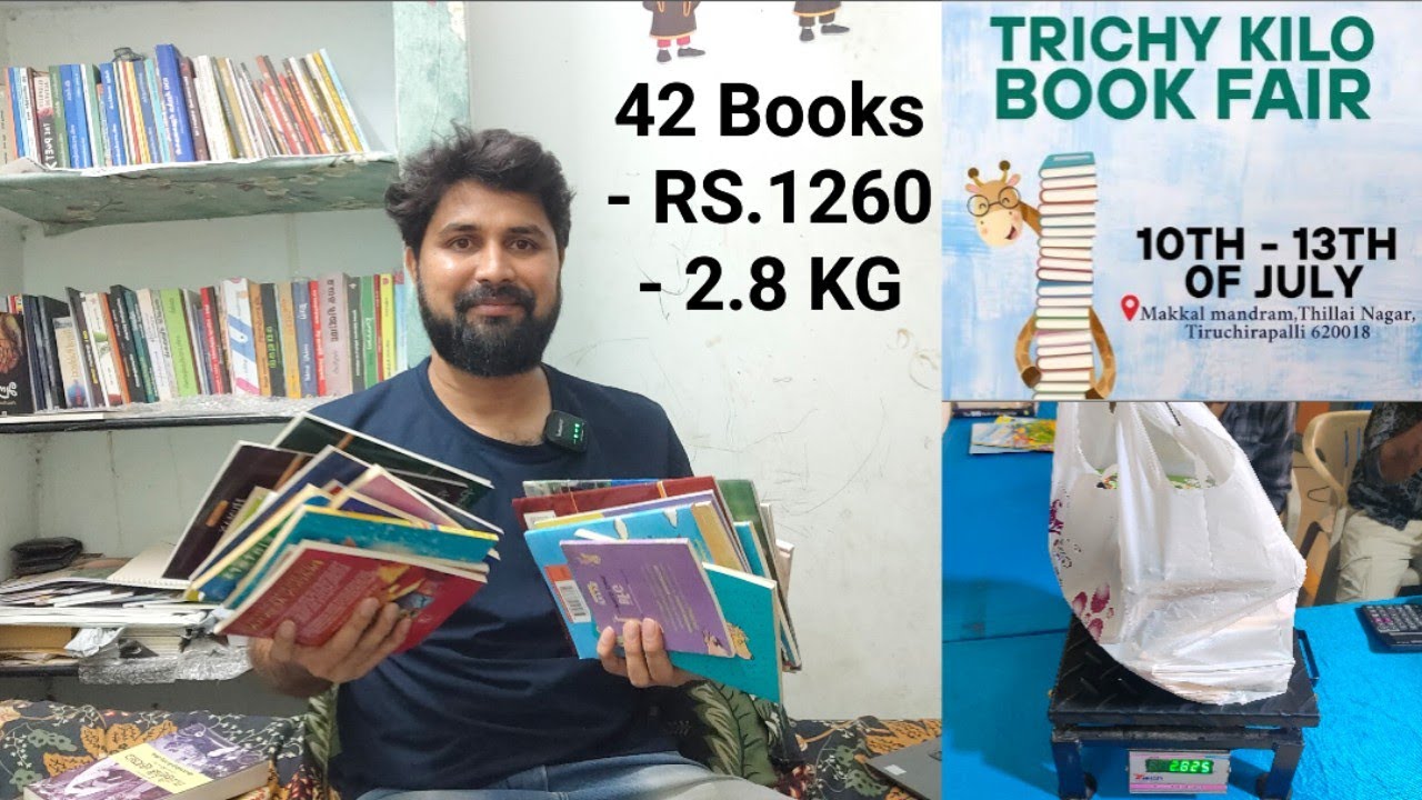 Kilo Book Fair. Trichy Kilo Book Fair. Books Collection. UNBOXING video ...