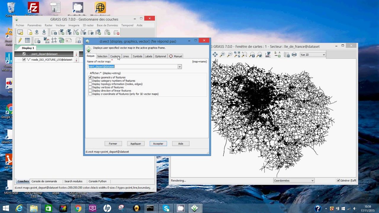 Isochronie avec OpenStreetMap & Grass "Partie 2" - YouTube