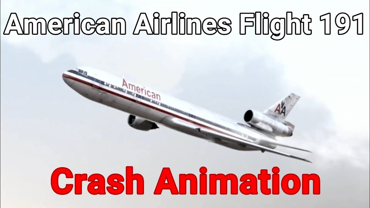 American Airlines Flight 191 - Crash Animation - YouTube