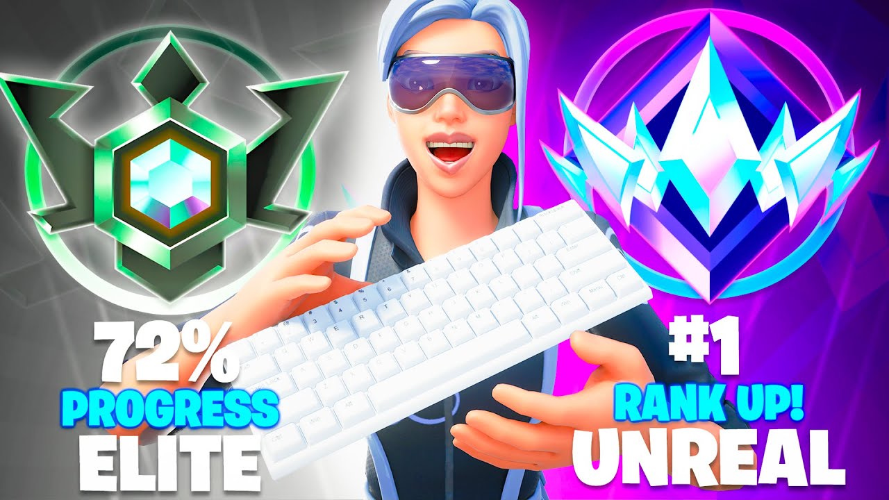 Elite to Unreal Keyboard Ranked Speedrun (Chapter 5 Season 3) - YouTube