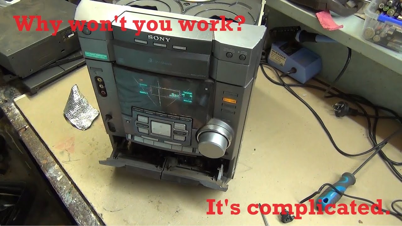 Fully Overhauling a Sony Stereo from 2001 - YouTube