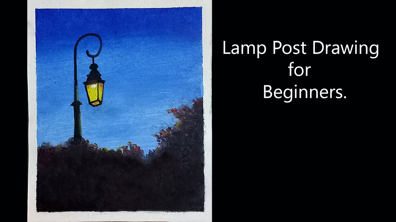 Acrylic Lamp Post Painting for Beginners. - YouTube