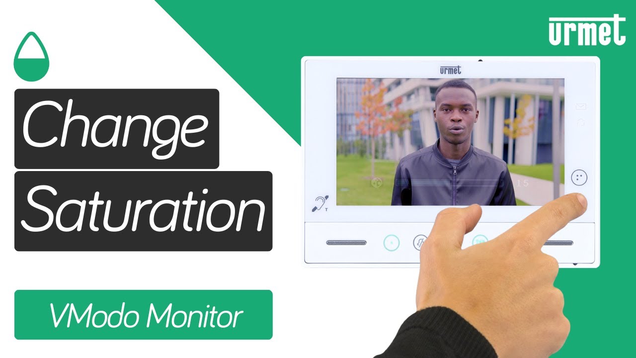 How to Change the Colour Saturation - Urmet VModo Handsfree Monitor - YouTube