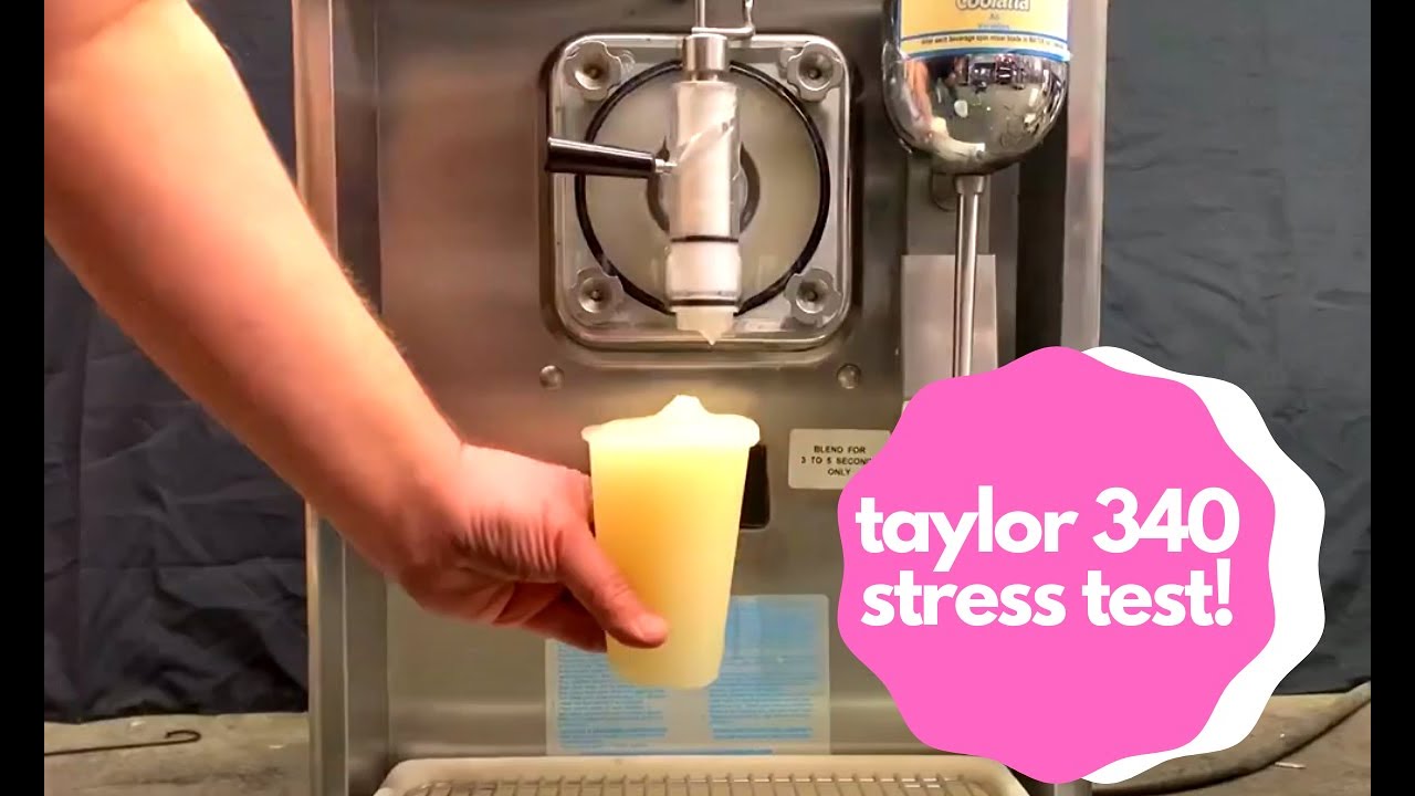 Taylor 340 Stress Test: How Many Consecutive Drinks Can It Make? - YouTube